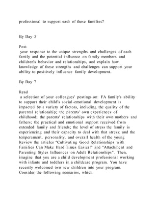 Discussi A familys ability to support their childs social- | PDF