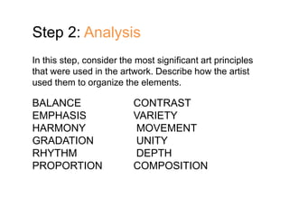 Discussing Artwork | PPTX
