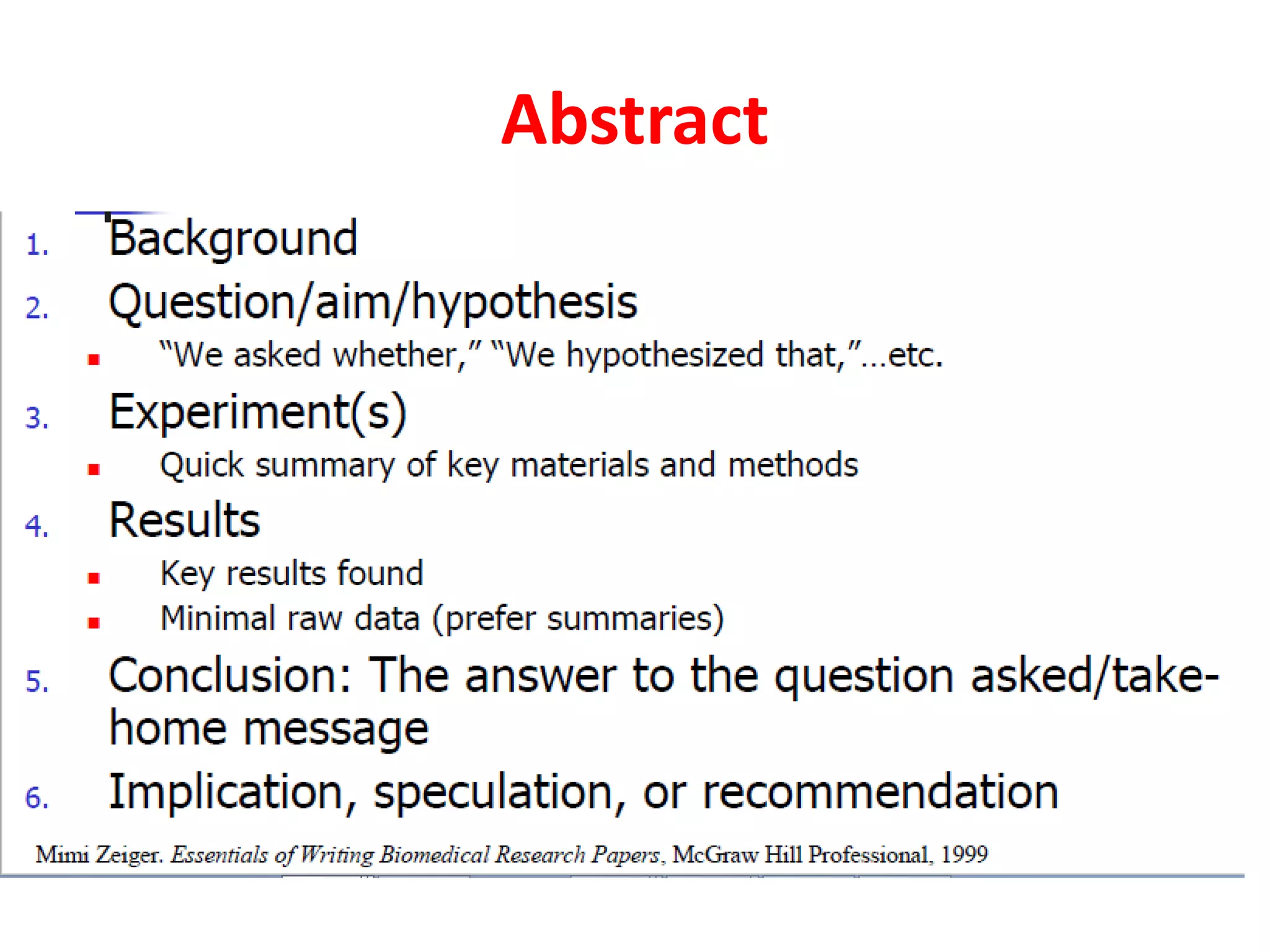 How to write a scientific research ( Discussion section) | PPTX
