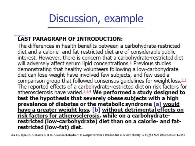 How to write a scientific research ( Discussion section) | PPTX