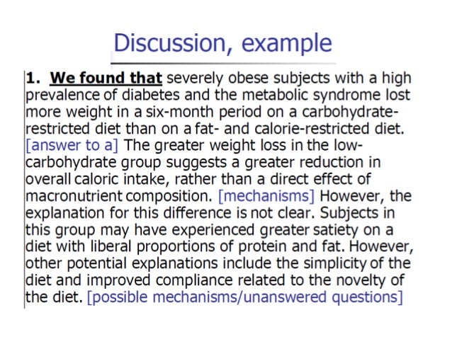 How to write a scientific research ( Discussion section)