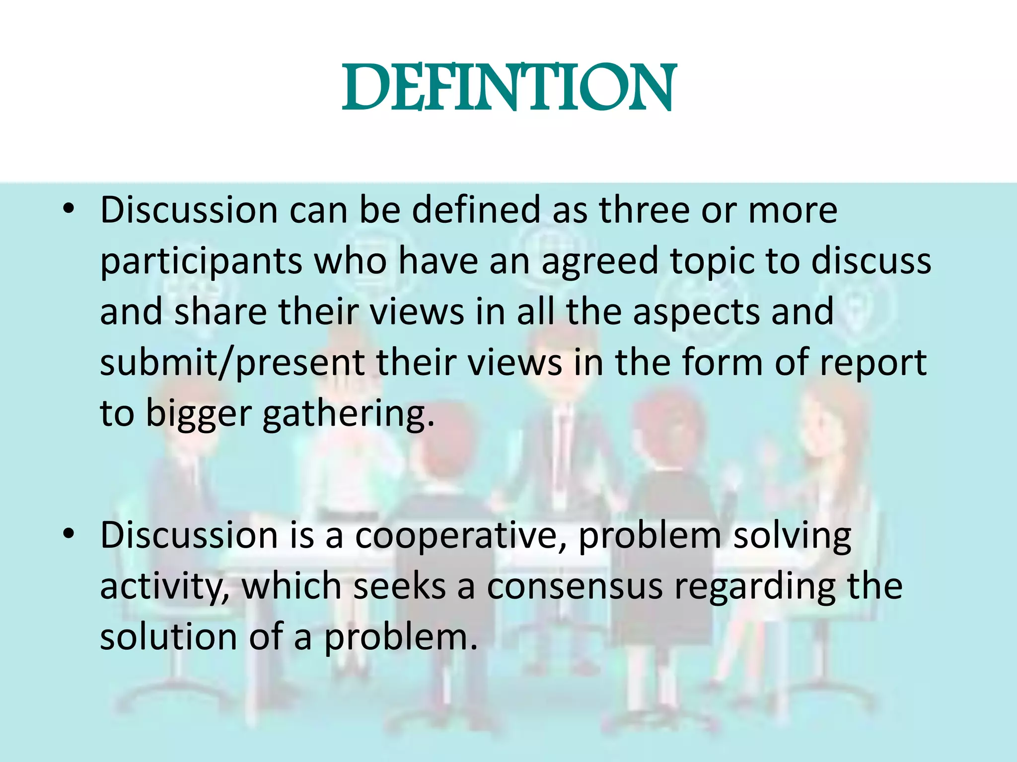 Group Discussion - Nursing Education | PPTX