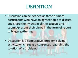 Group Discussion - Nursing Education | PPTX