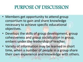 Group Discussion - Nursing Education | PPTX