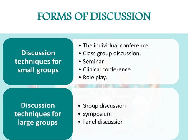 Group Discussion - Nursing Education | PPTX