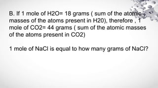 THE MOLE..learning discussion.pptx for grade 9 | PPTX