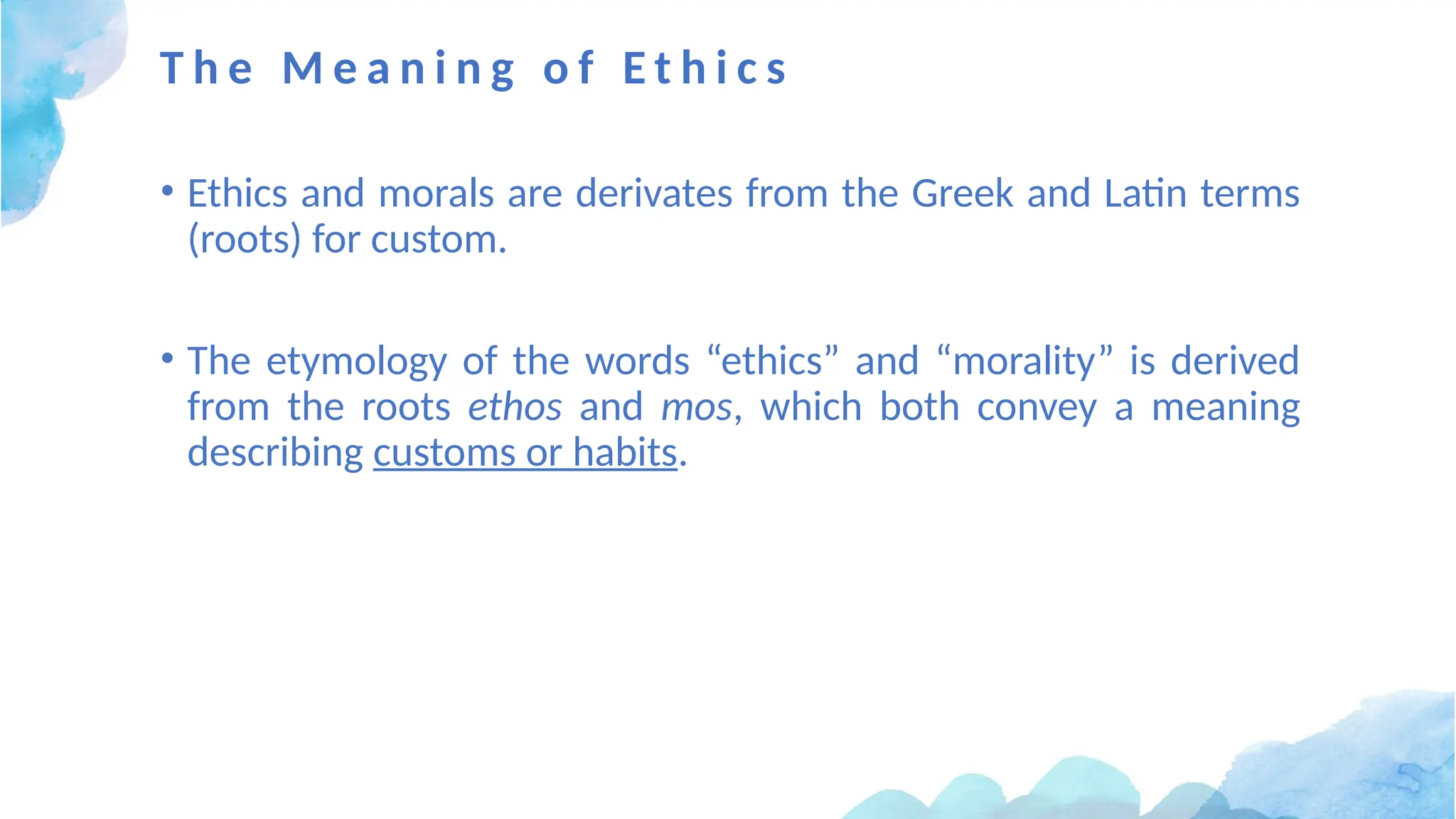 Discussion 1 - What is Ethics (Introduction) | PPTX