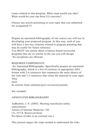 Discussion #1Title Community Health Assessment Process Six Co | PDF