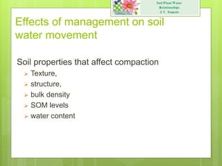 Soil- Plant- Water Relationships | PPTX