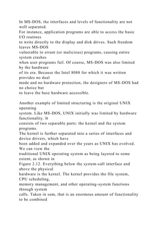 Discussion # 6Operating-System StructureA system as large an.docx