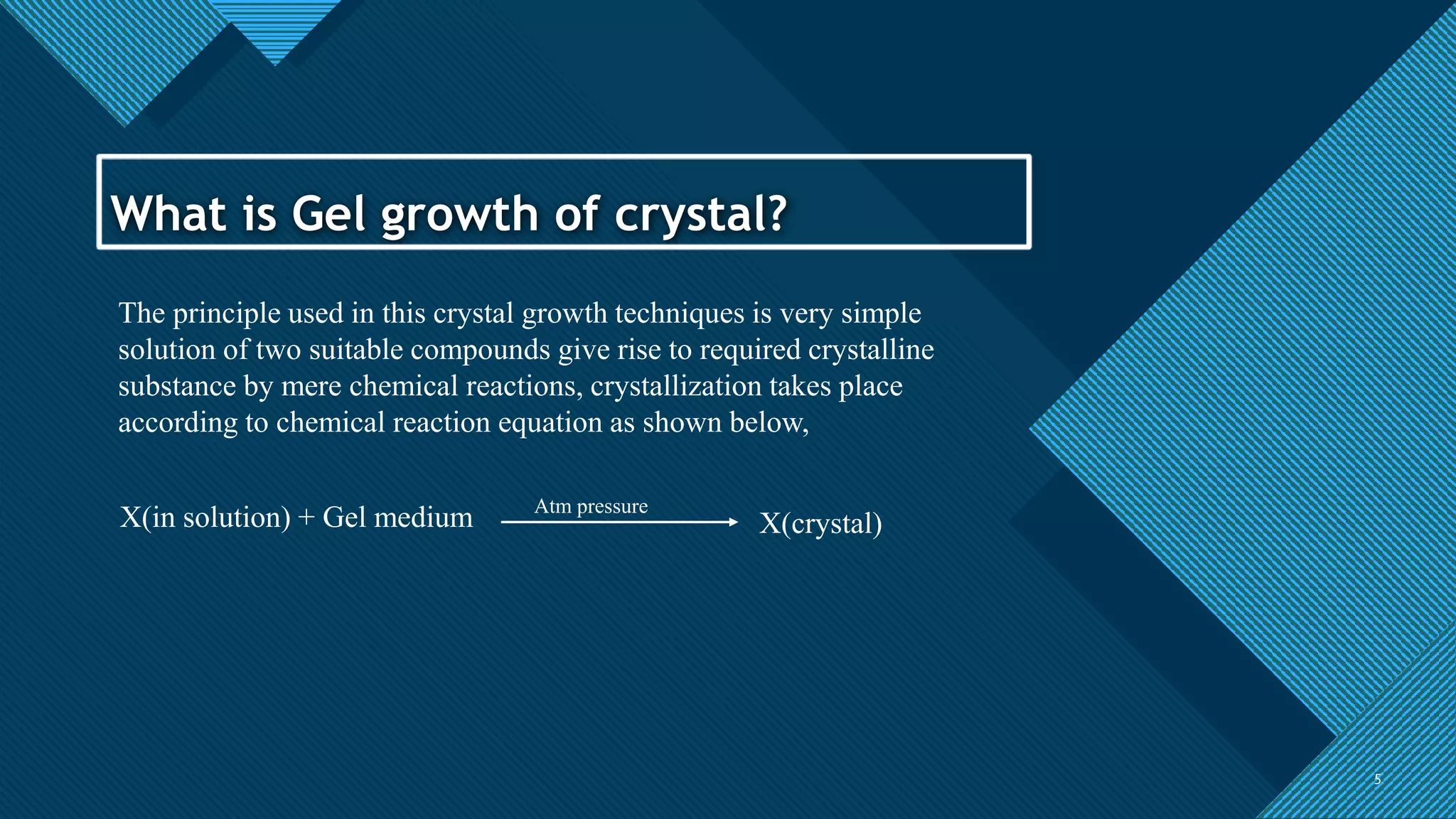 Discussion about hydrothermal & gel growth method of crystal | PPTX