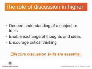 Discussion and Communication Skills PPT.ppsx