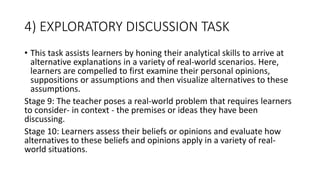 Discussion as a tool for learning | PPTX