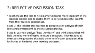 Discussion as a tool for learning | PPTX