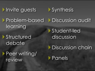 Discussion Board: Grading and Best Practices | PDF
