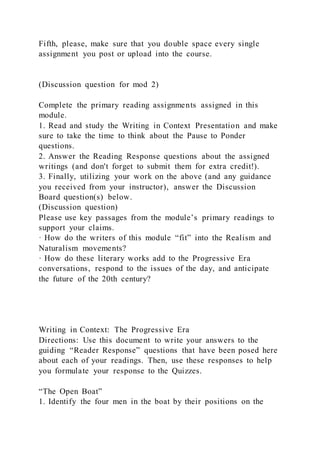 Discussion Board Guidelines Students must respond individually | PDF