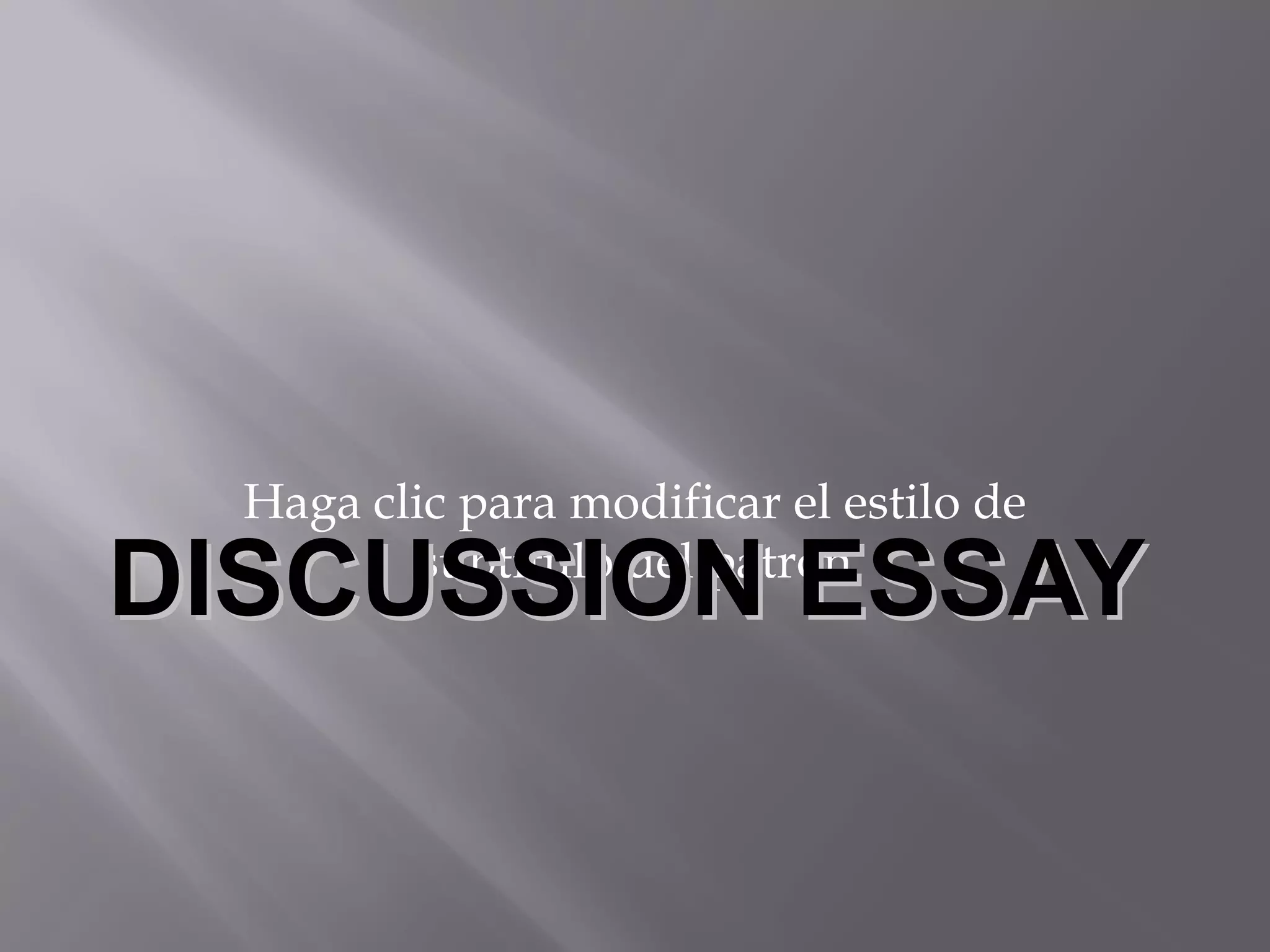 Discussion essay | ODP