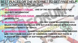Discussion forum | PPT
