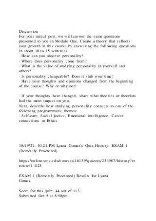 DiscussionFor your initial post, we will answer the same questio | PDF