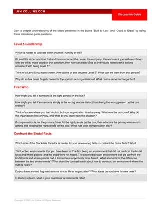 Discussion guide | PDF