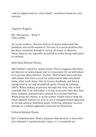 Discussion Individual vs. Structural-Cultural TheoriesTheor | DOCX