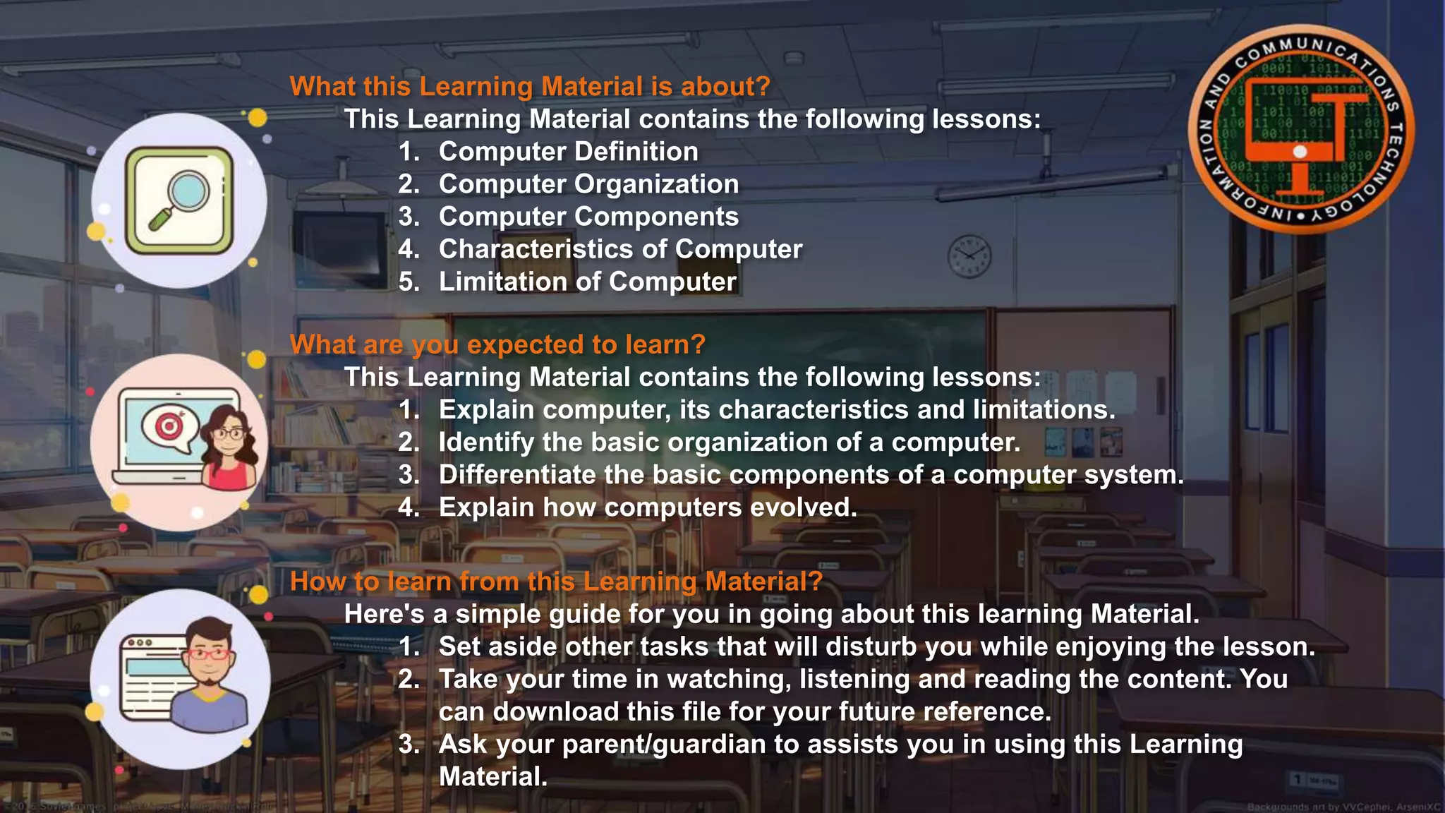 Lesson 1 Introduction To Computer System Ppsx Internet For Beginners Internet