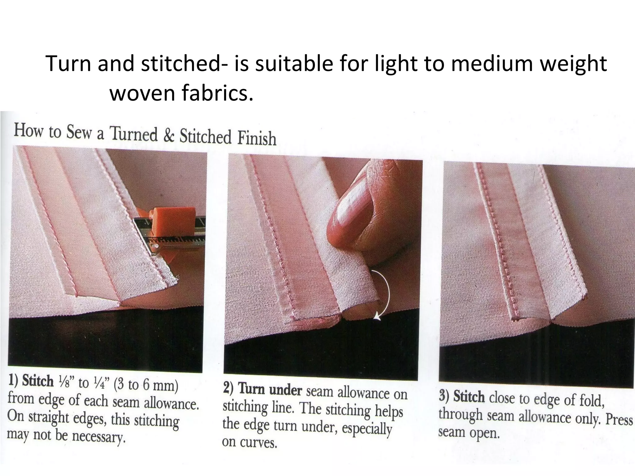 Discussion kinds of seams | PPT