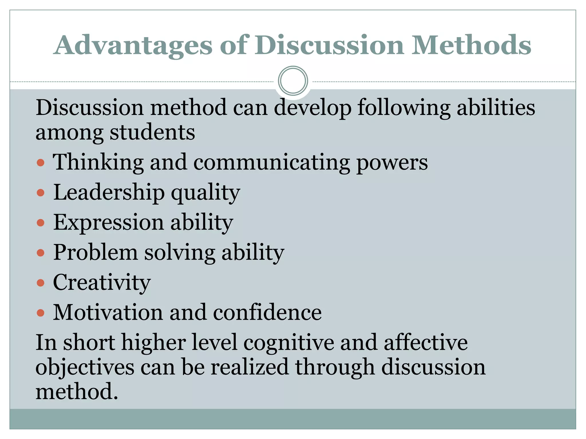 Discussion method | PPTX