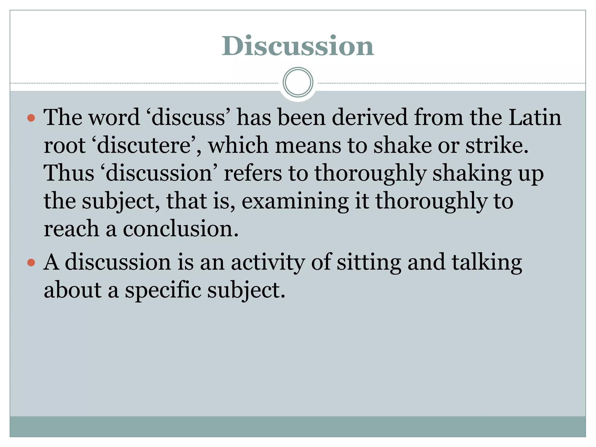 Discussion method | PPTX
