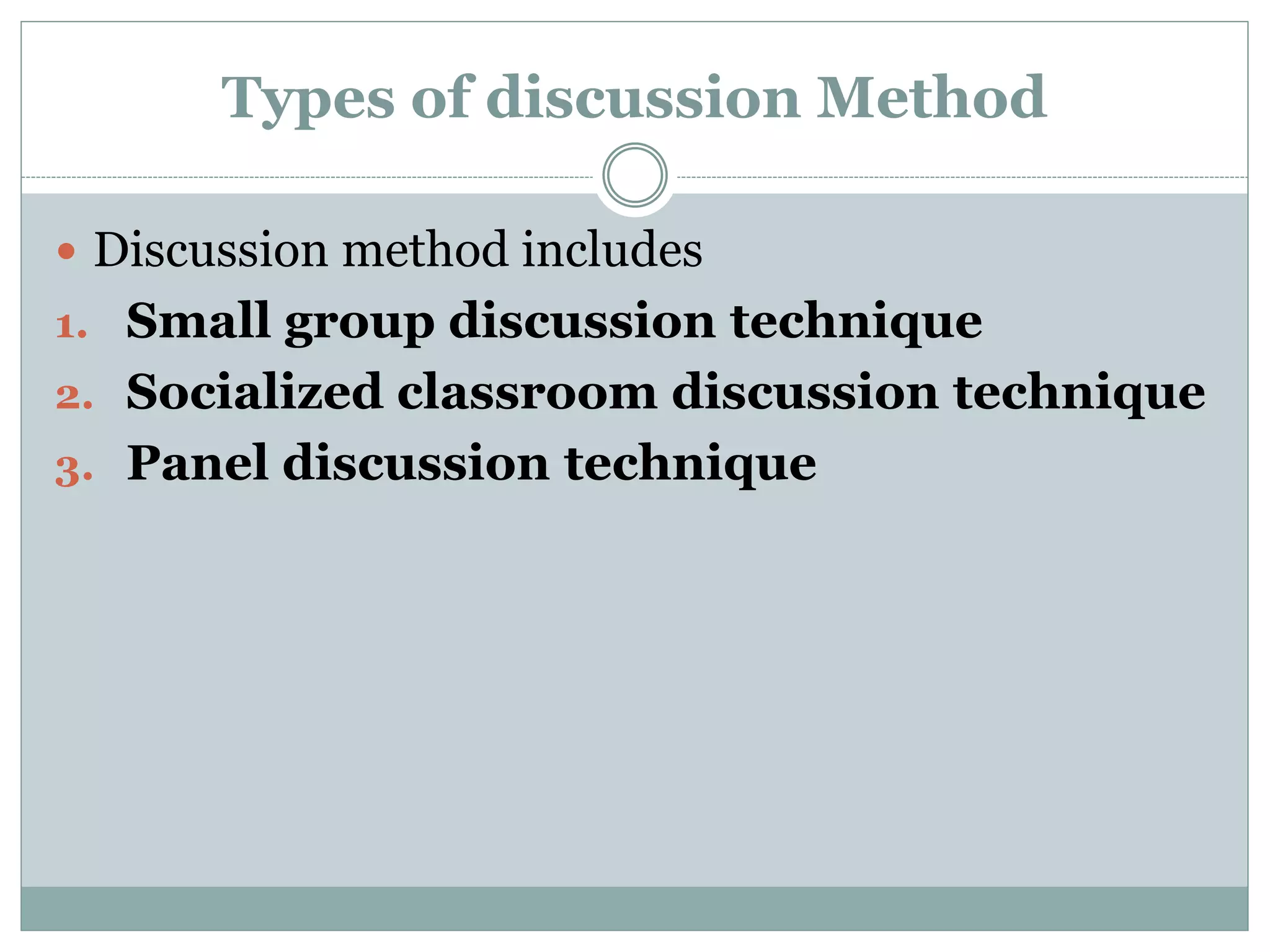 Discussion method | PPTX