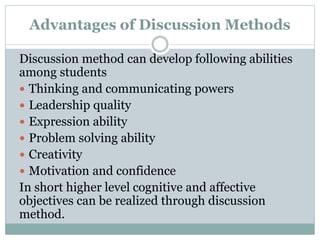 Discussion method | PPTX