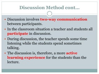 Discussion method | PPTX
