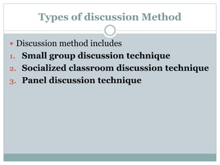 Discussion method | PPTX
