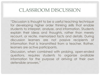 Discussion method | PDF