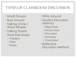 Discussion method | PDF