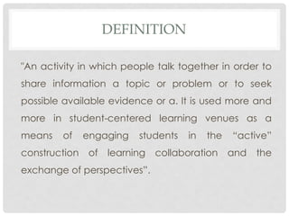 Discussion method | PPT