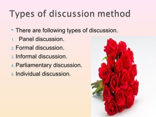 Discussion method of teaching | PPT