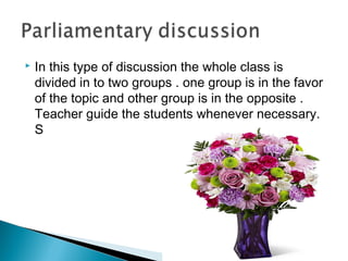 Discussion method of teaching | PPT