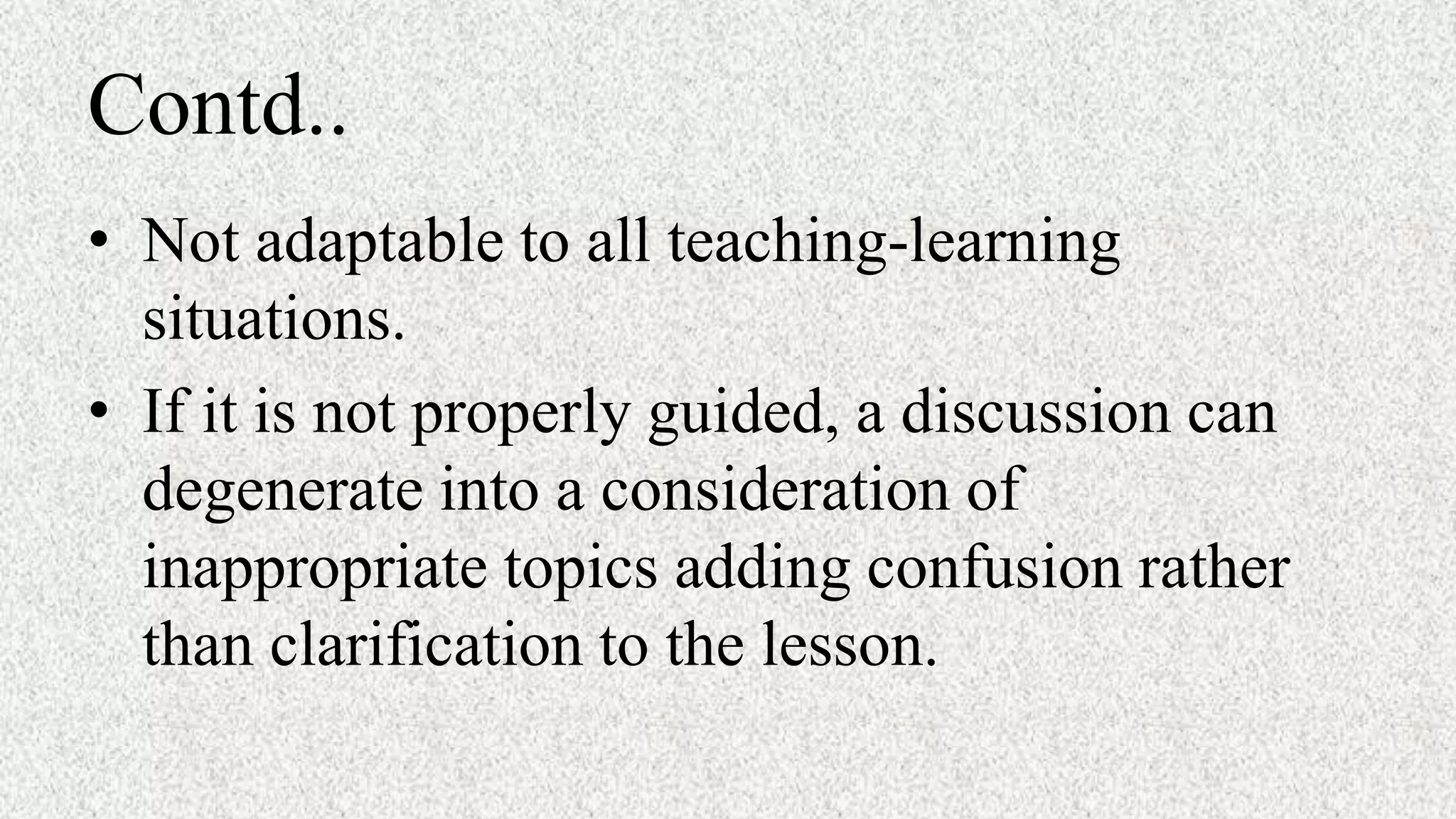 Discussion method of teaching | PPTX