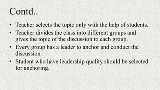 Discussion method of teaching | PPTX