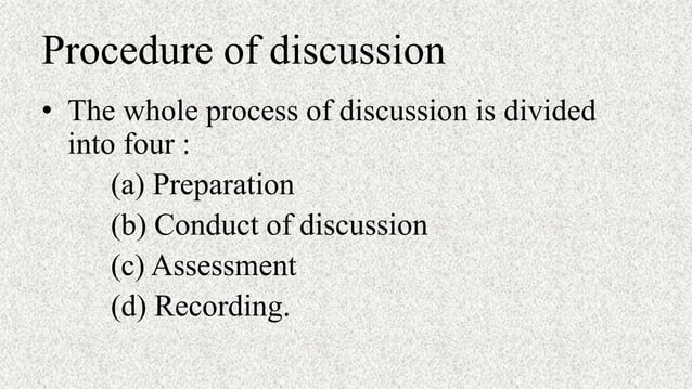 Discussion method of teaching | PPTX