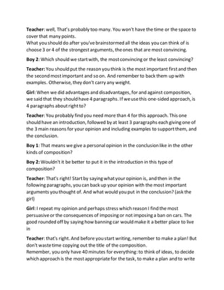 Discussion on how to write task 2 | PDF