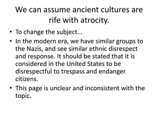 Discussion points on ancient human rights | PPTX