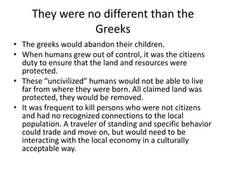 Discussion points on ancient human rights | PPTX