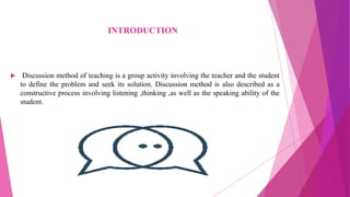 Discussion method | PPTX