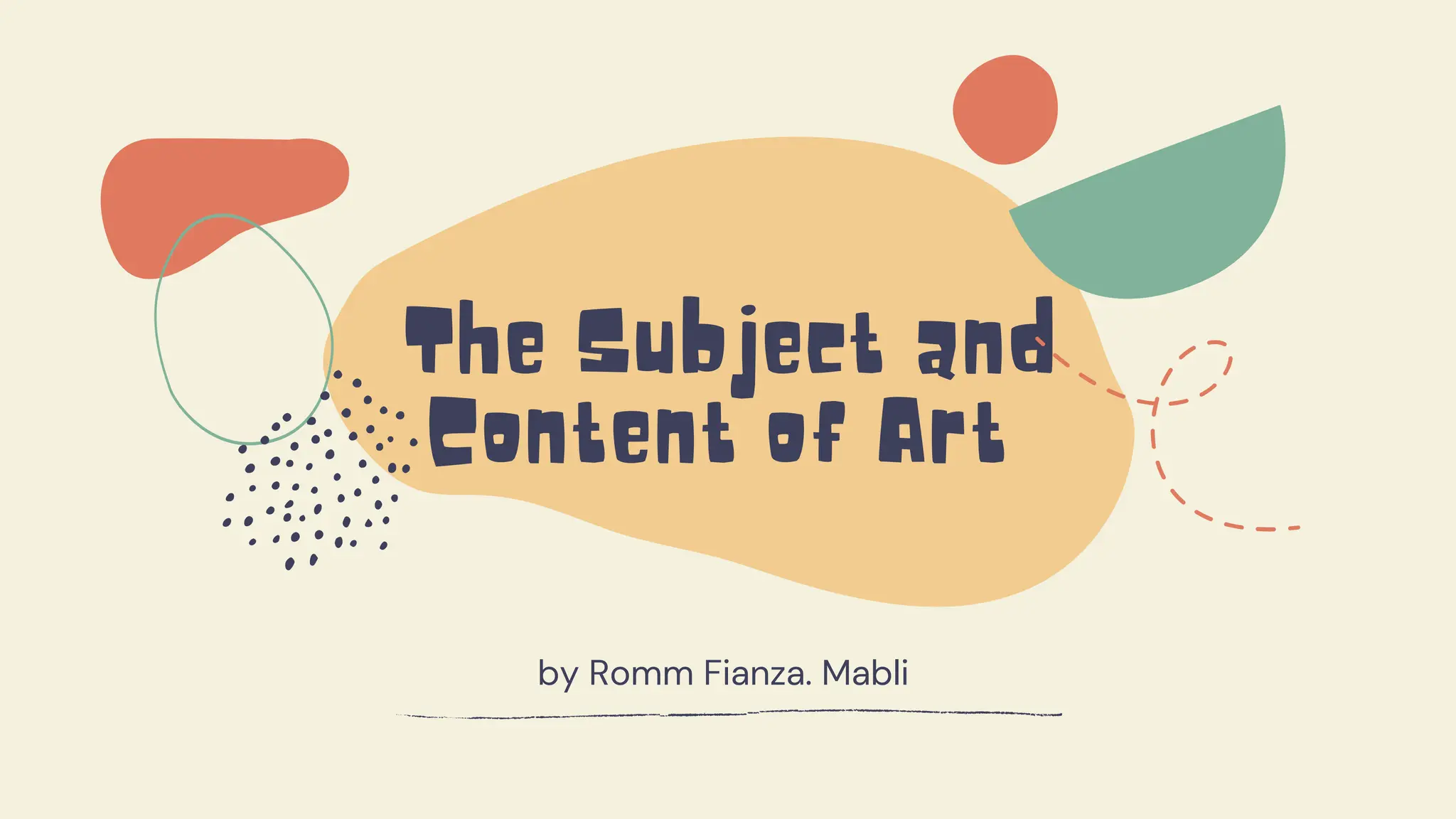 Understanding the Subject and Content of Art | PDF