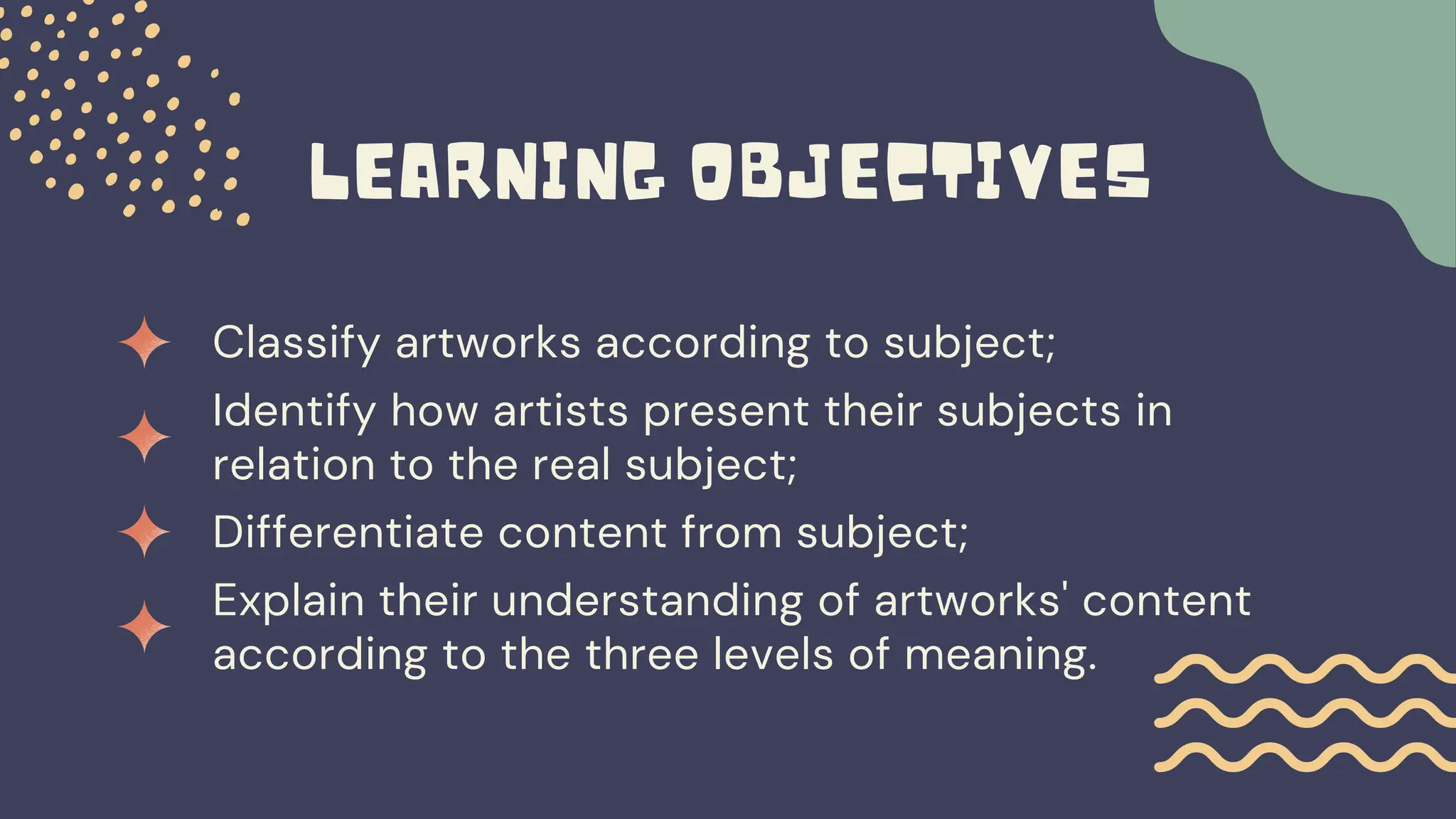 Understanding the Subject and Content of Art | PDF