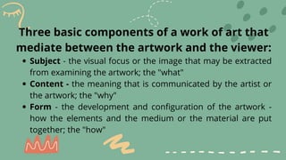 Understanding the Subject and Content of Art | PDF