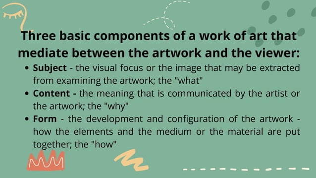Understanding the Subject and Content of Art | PDF | Modern Art | Fine Art