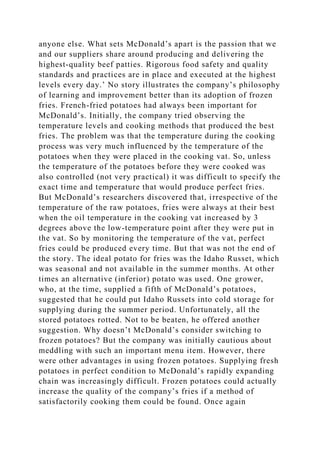 Discussion Questions 1 How has competition to McDonald’s change.docx